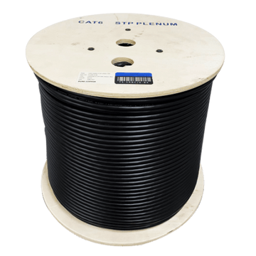 Cat6 Plenum Shielded STP Pure Copper 550mhz- 1000 Ft – Delco Cables