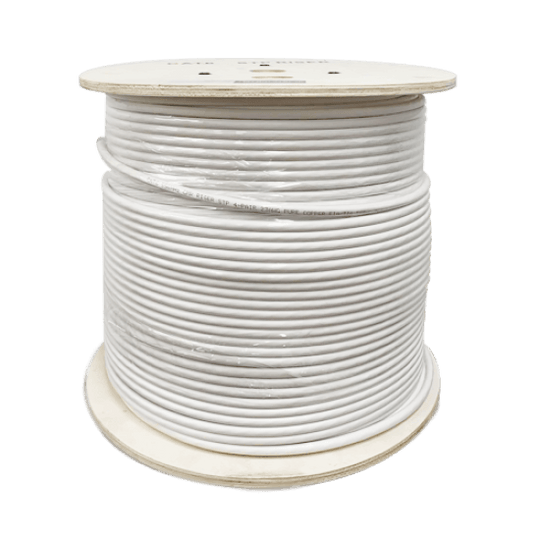 Cat6 Plenum Shielded STP Pure Copper 550mhz- 1000 Ft – Delco Cables