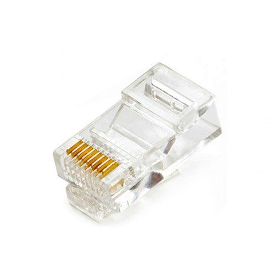 Cat5e Rated Rj45 Crimp Connectors Pack Of 100 Pcs – Delco Cables